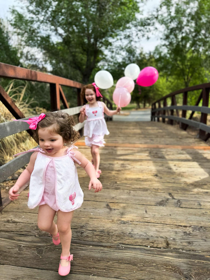 Girl’s French Knot Balloon Bubble – Southern Peach Smocks, LLC