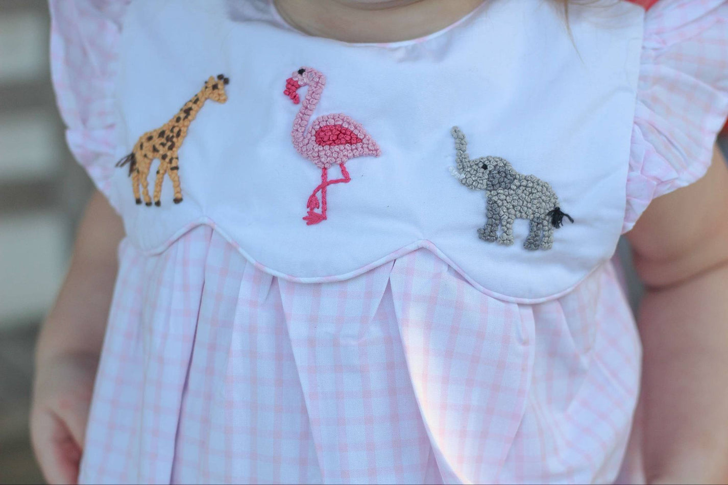 French Knot Zoo Bubble – Southern Peach Smocks, LLC