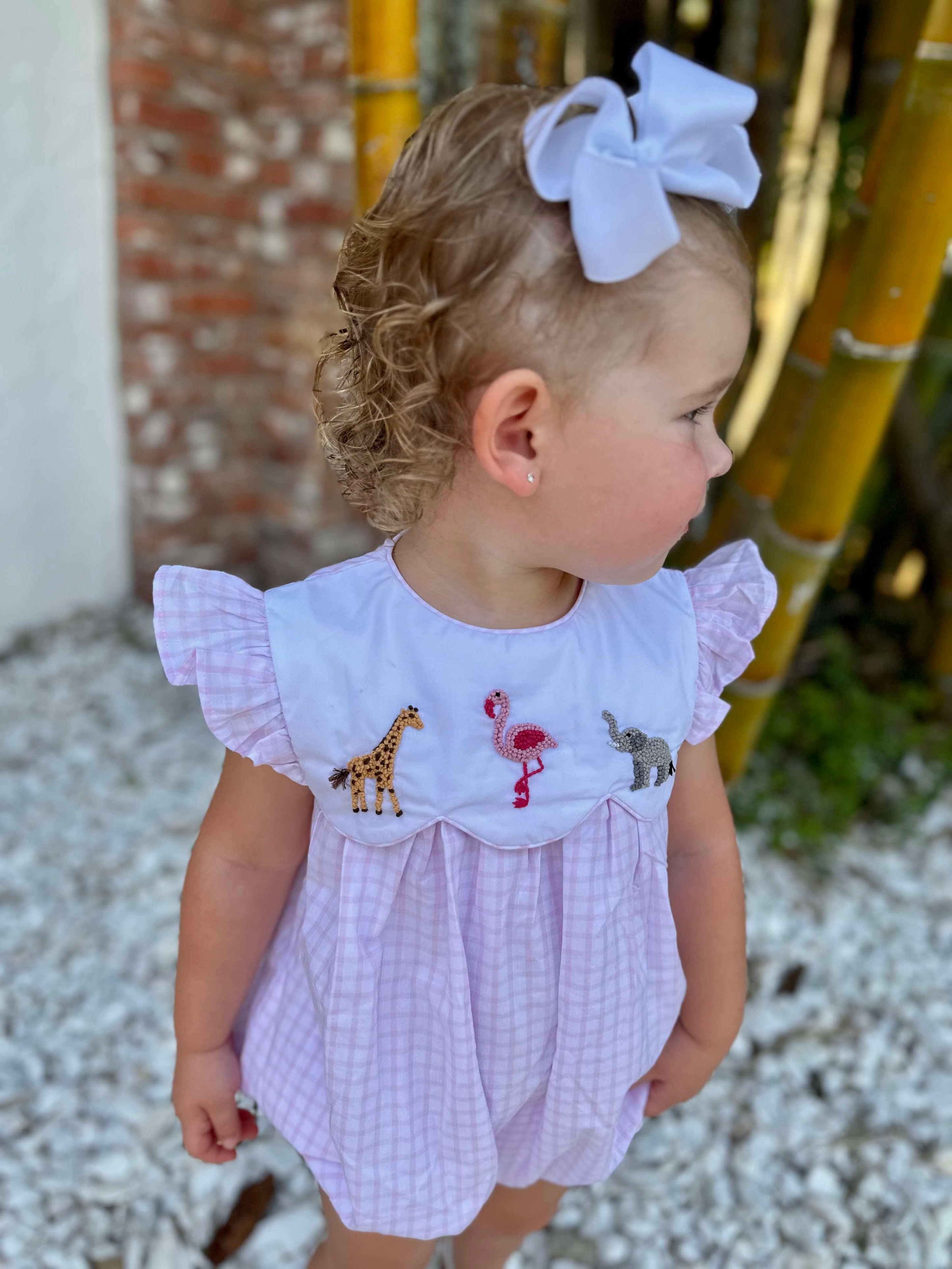 French Knot Zoo Bubble – Southern Peach Smocks, LLC