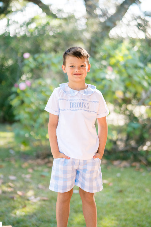 Boy’s Smocked Short Set (will say He Is Risen, can not be customized ...