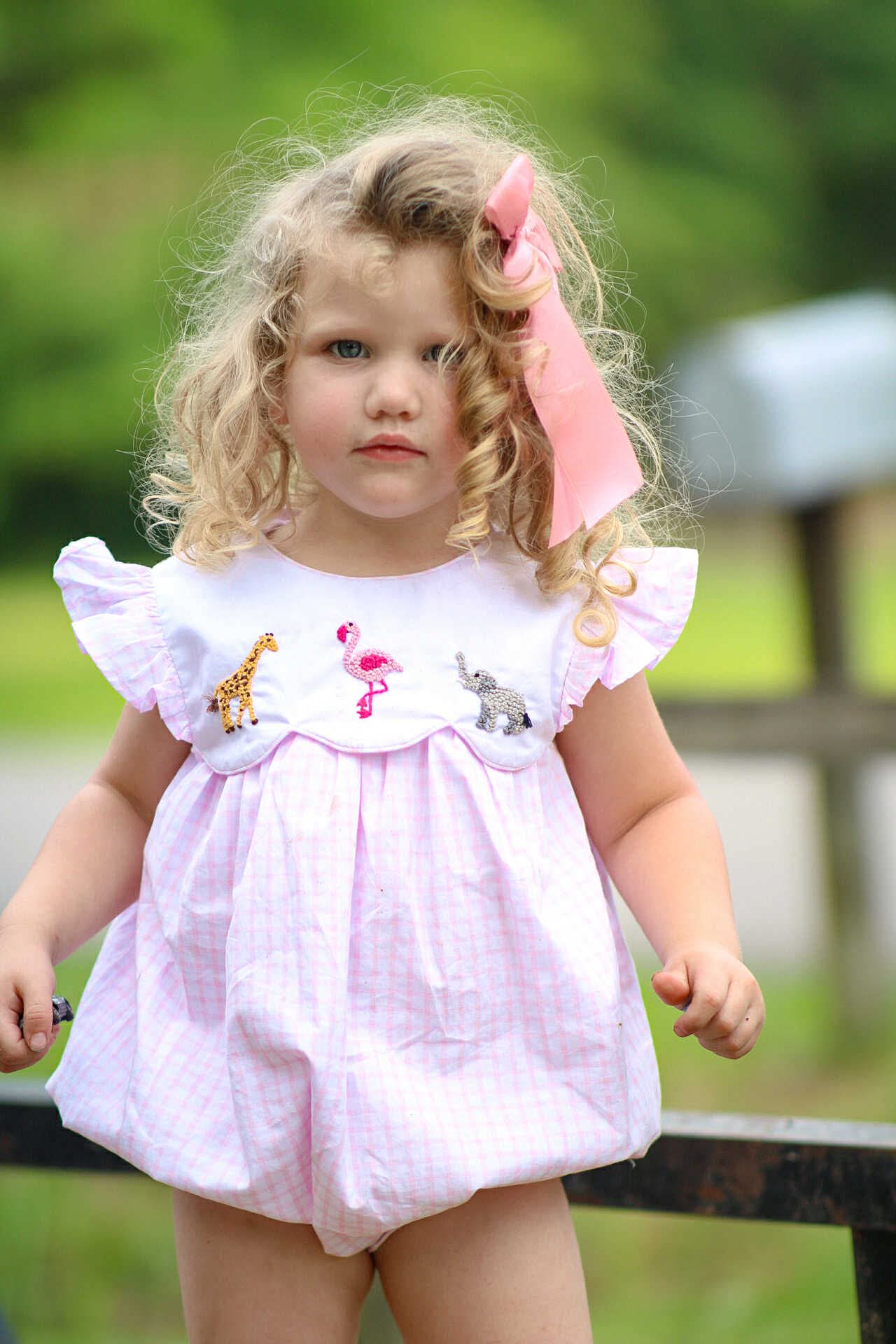 French Knot Zoo Bubble – Southern Peach Smocks, LLC