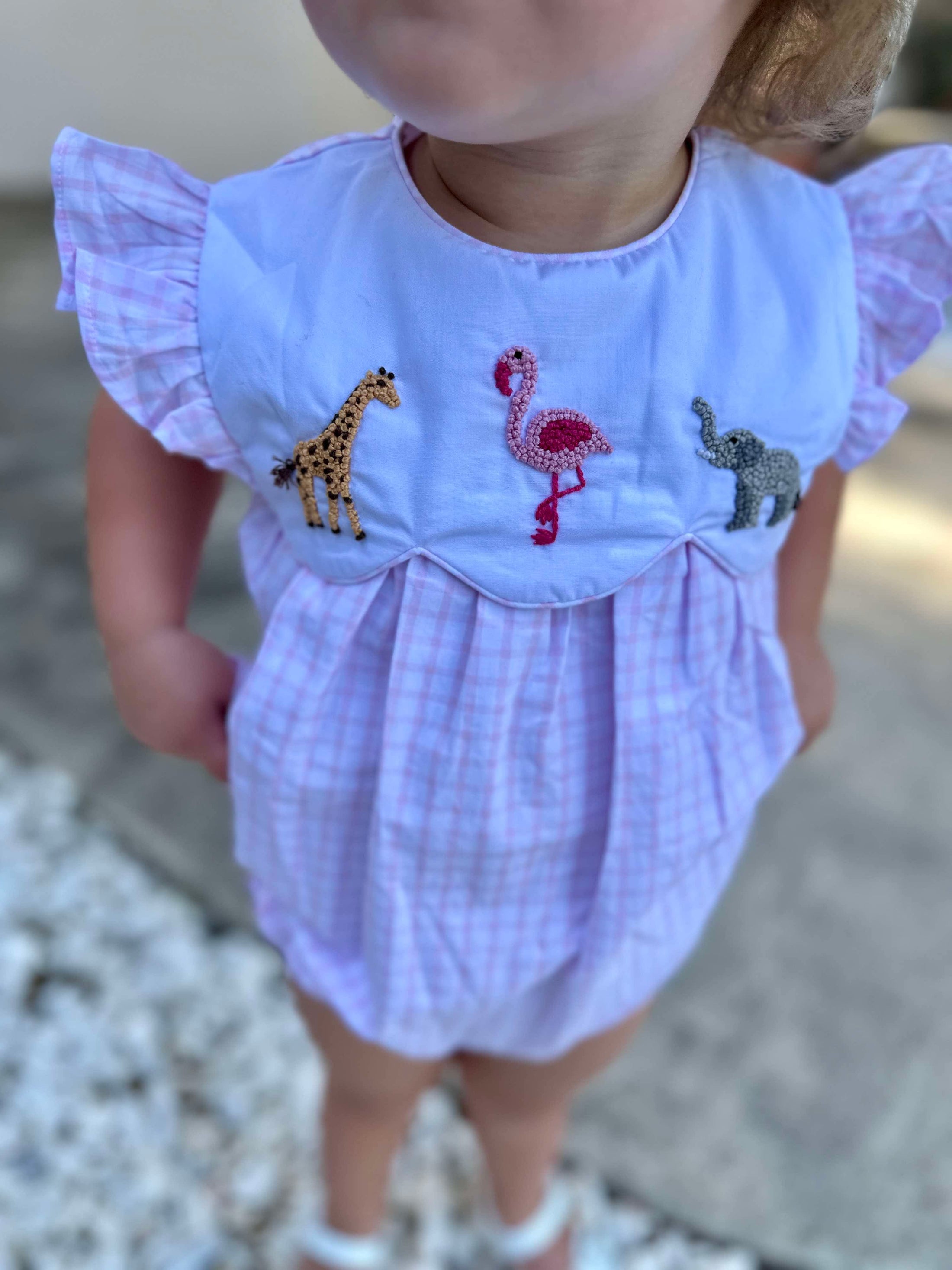 French Knot Zoo Bubble – Southern Peach Smocks, LLC